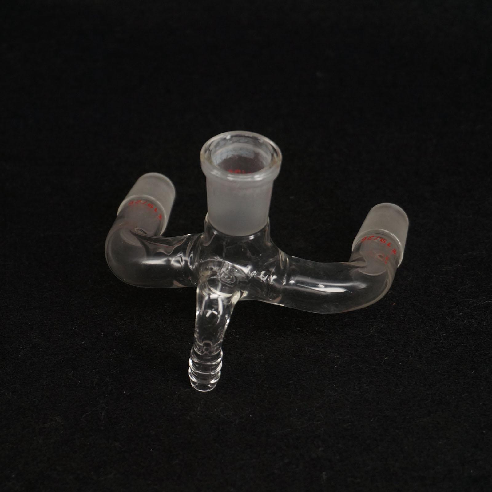 19/26 x 19/26 Joint 2-Way Lab Glass Vacuum Receive... – Vicedeal