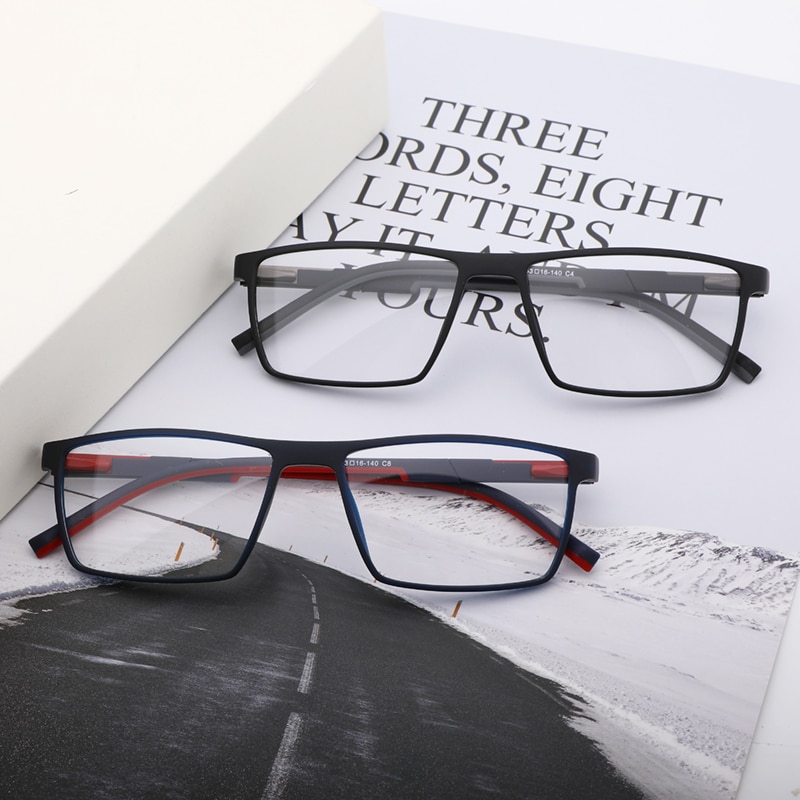 TANGOWO TR90 Frame Myopia Glasses Frame Men Stylis... – Grandado