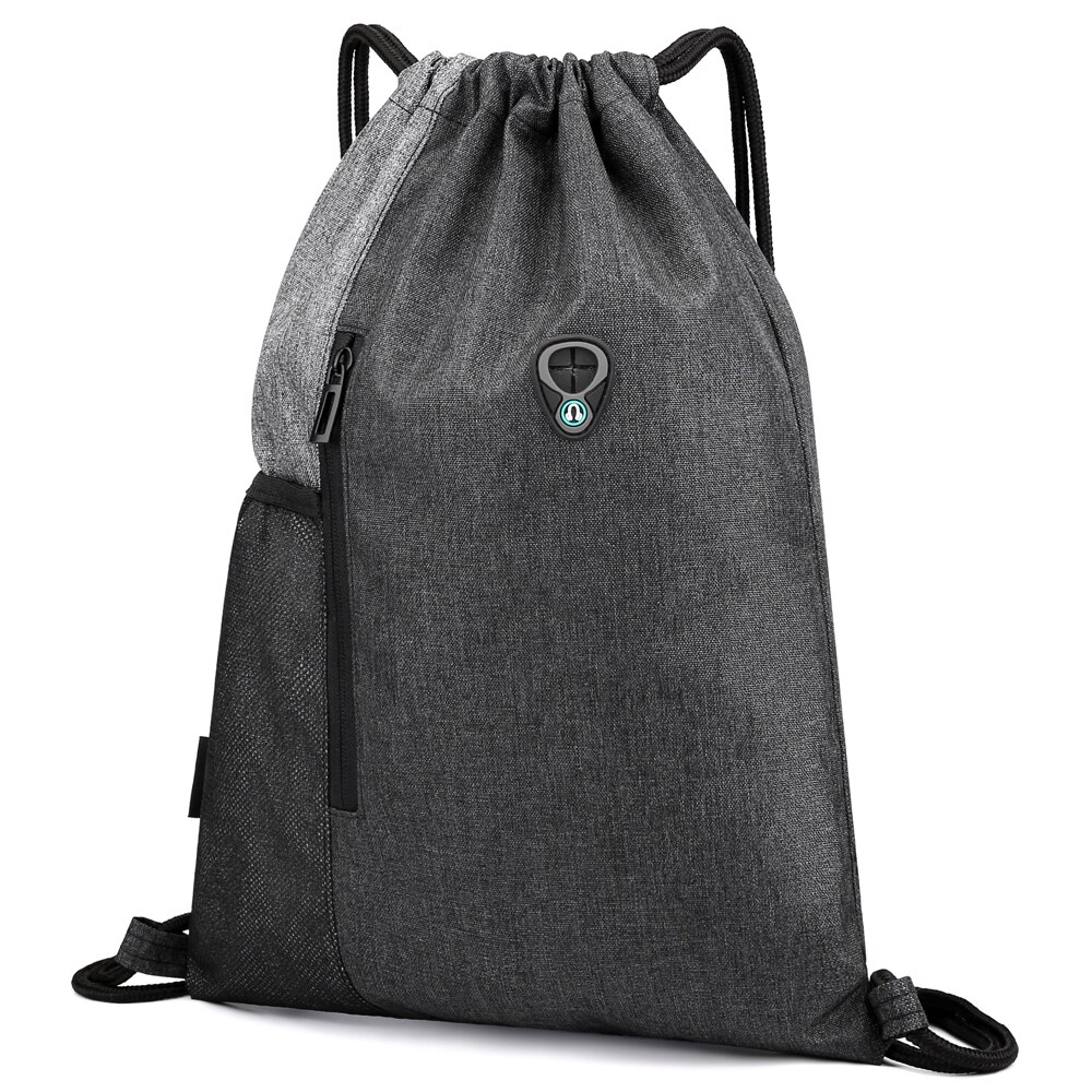 Gym Sack with Earphones Jack Drawstring Backpack W... – Vicedeal