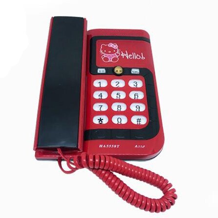 Wall Mounted Corded Phone Landline Antique Telepho... – Grandado