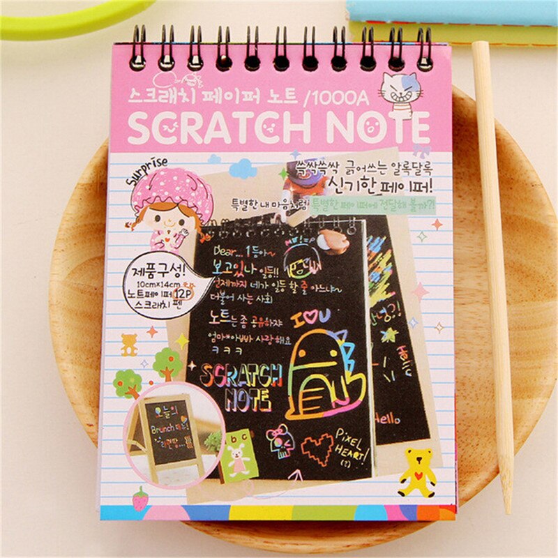 Scratchbook Kras Stickers Note Boek Tekening Schet... – Grandado