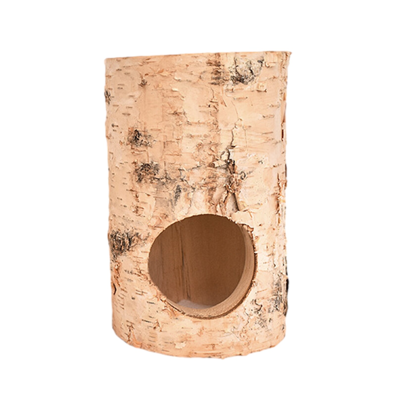 Birch Mouse Hole Natural Solid Wood Animal Tunnel ... – Vicedeal