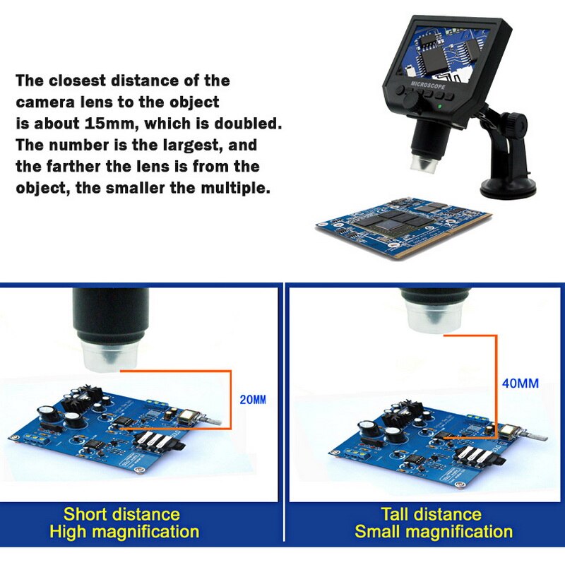 600X Digital Microscope Electronic Video Microscop... – Vicedeal