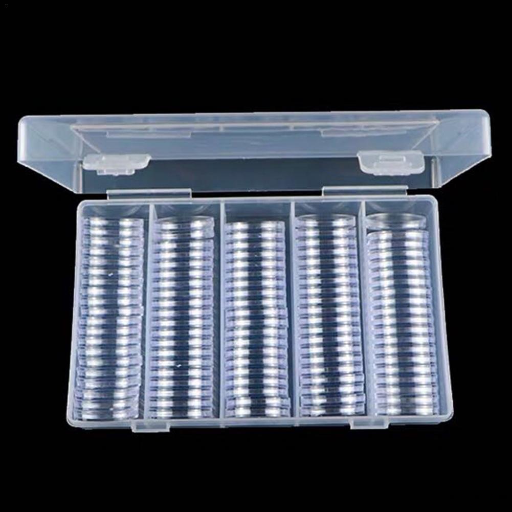 100PCS 25mm Plastic Coin Holder Capsules Container... – Grandado