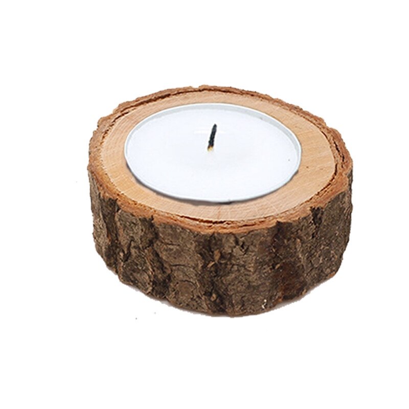 ELEG-candelero de rama de árbol de madera Vintage,... – Grandado