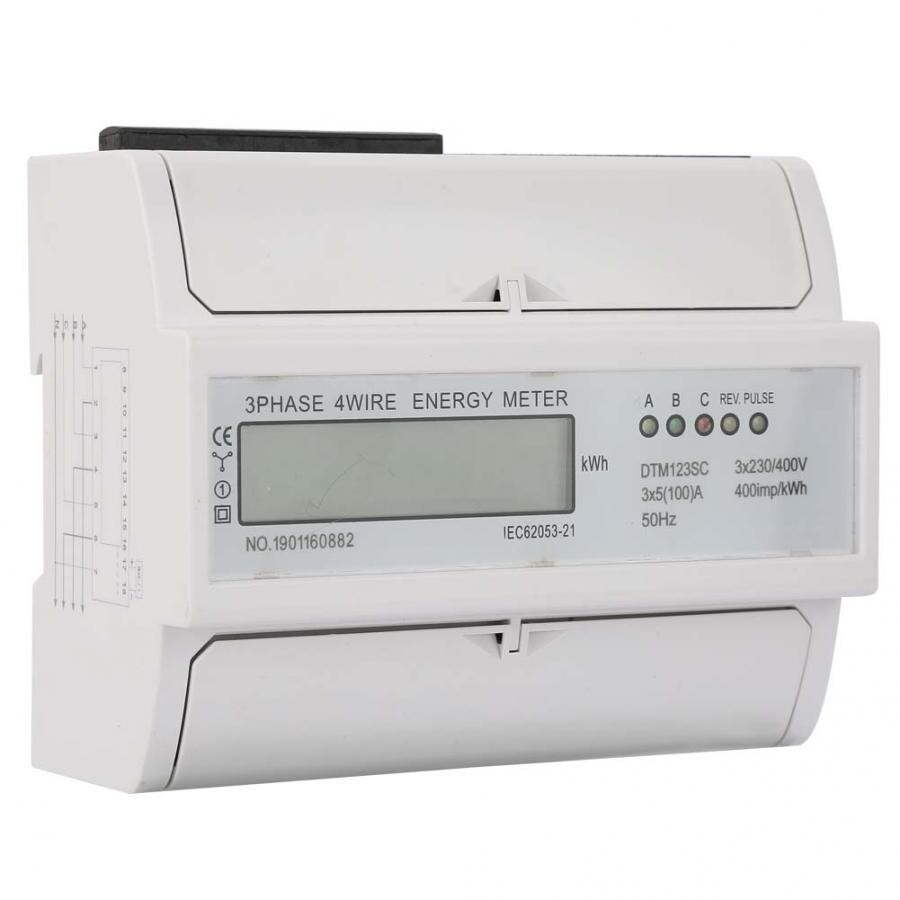 230/400V 5-100A Digitale Lcd Elektrische Power Met... – Grandado
