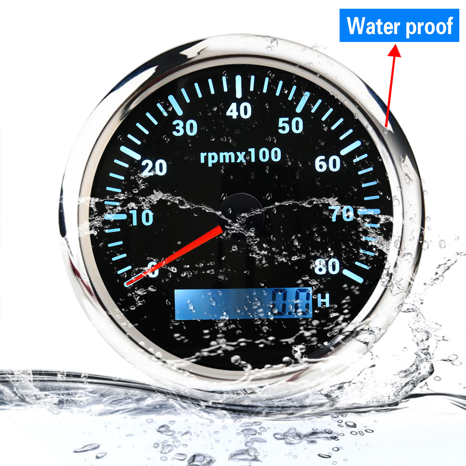 AD 3000RPM 4000 RPM Meter Tachometer Sensor 85MM B... – Grandado