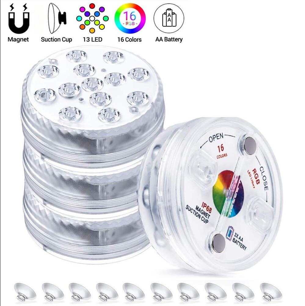 Rgb IP68 Waterdichte Batterij Operated Multi Kleur... – Vicedeal