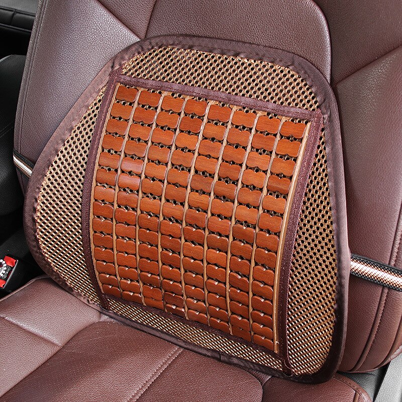 Car Seat Back Support Summer Carbonized Bamboo Wai... – Grandado