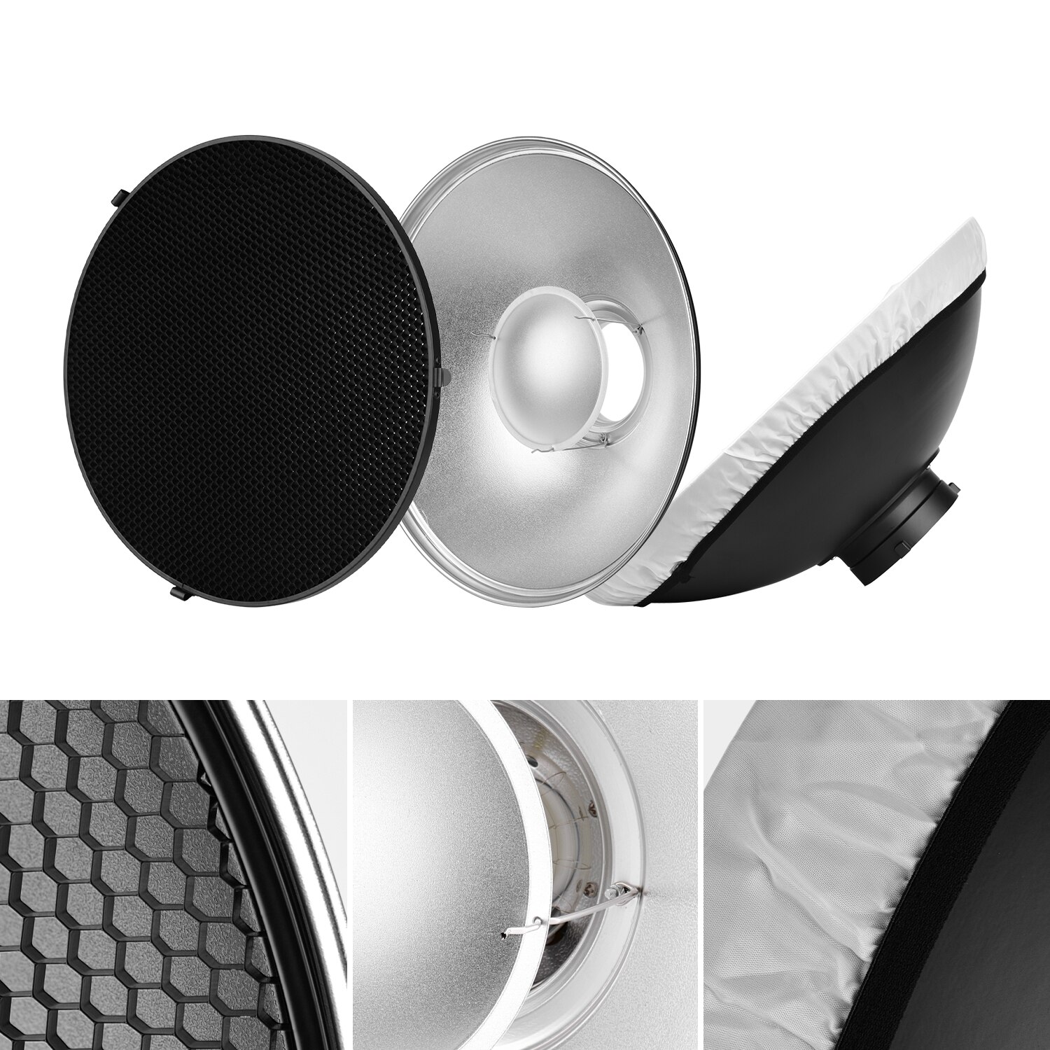 16 Inch Beauty Dish Studio Photography Reflector D... – Grandado