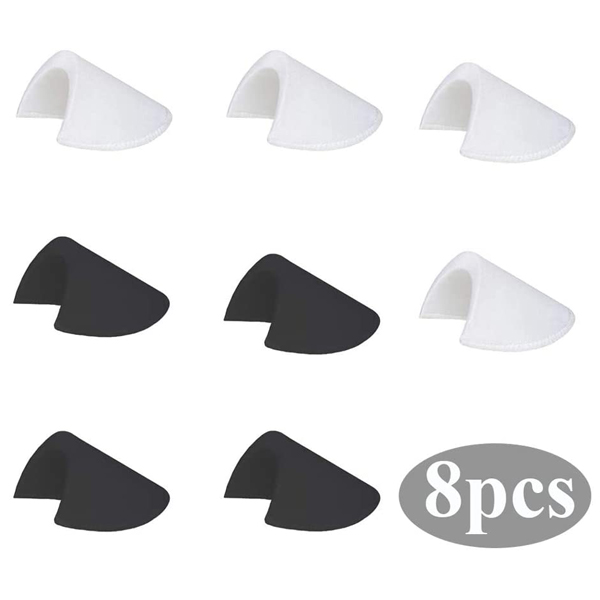 4 Pairs Foam Shoulder Pads Set Polyester Pad for W... – Grandado