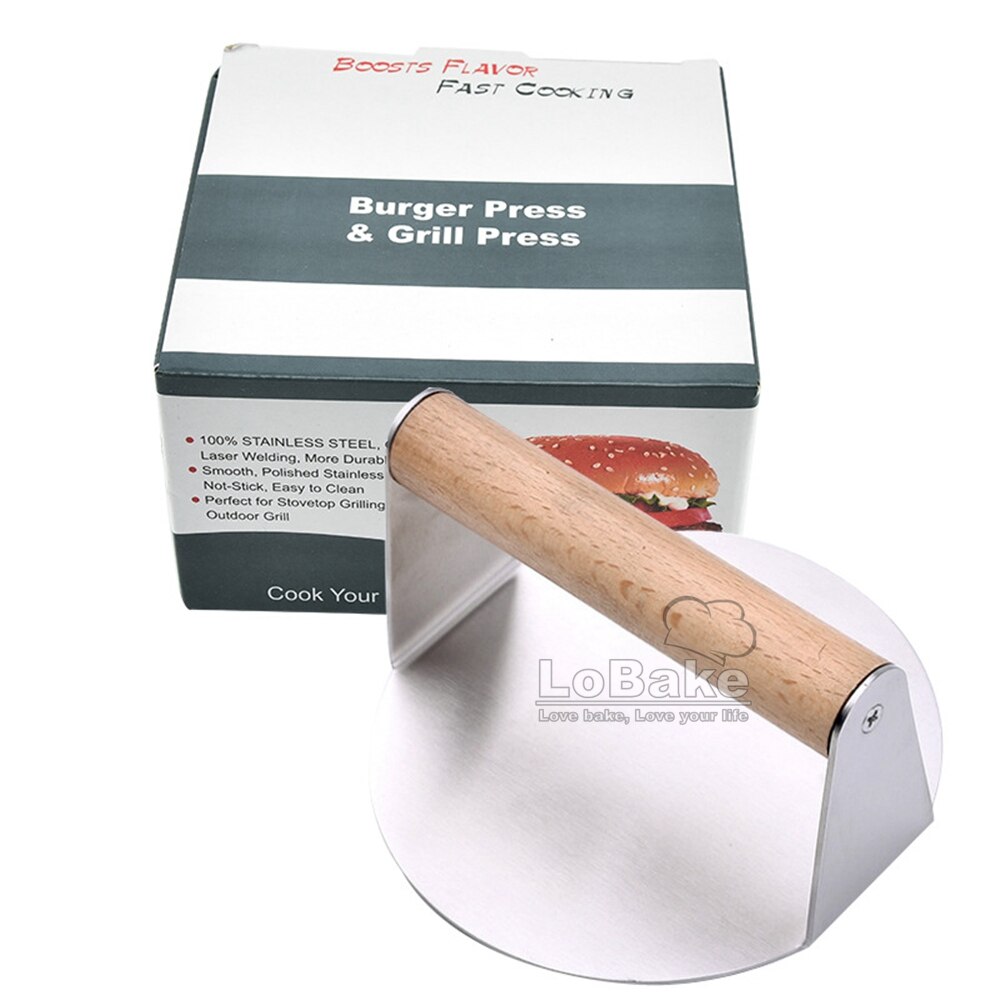 Manual 304 Stainless Steel Round Square Meat Press... – Vicedeal