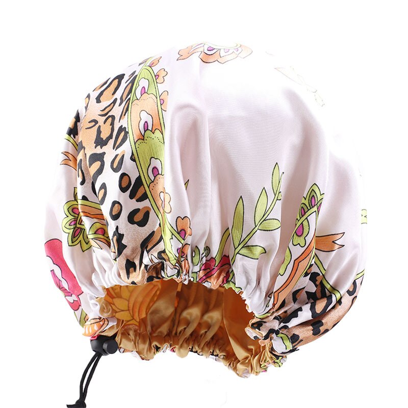 Double-Side Reversible Satin Bonnet Hat Large Sati... – Vicedeal