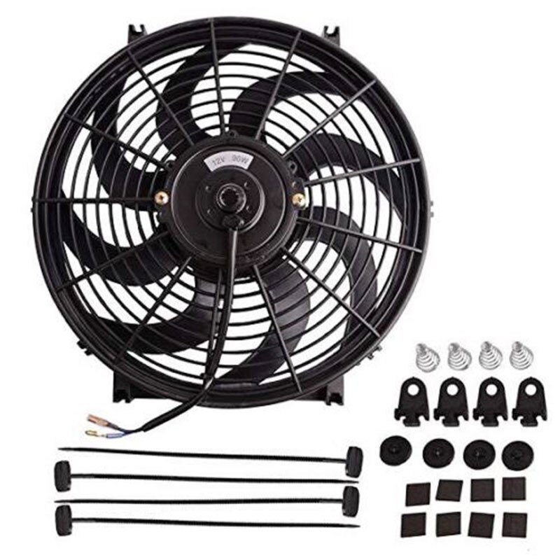 2 X 14" Electric Radiator Cooling Fan Kit 1000CFM ... – Vicedeal