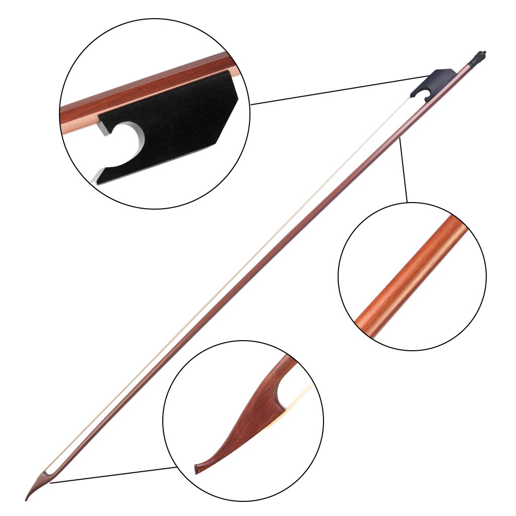 4/4 Brazil Wood Violin Bow Baroque Style Brazilwoo... – Grandado