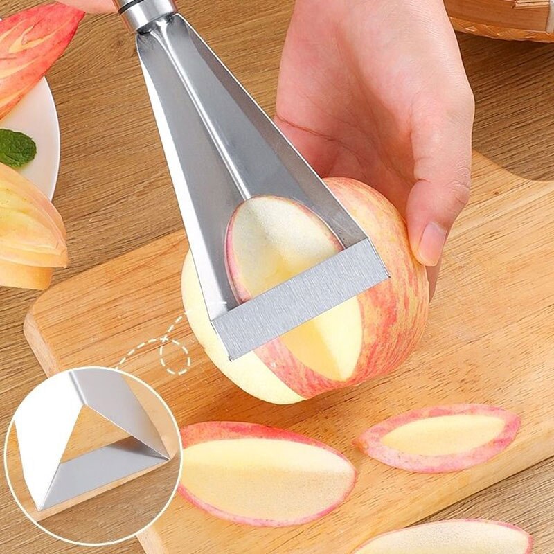 Stainless Steel Triangle Fruit Carving Knife Apple... – Grandado