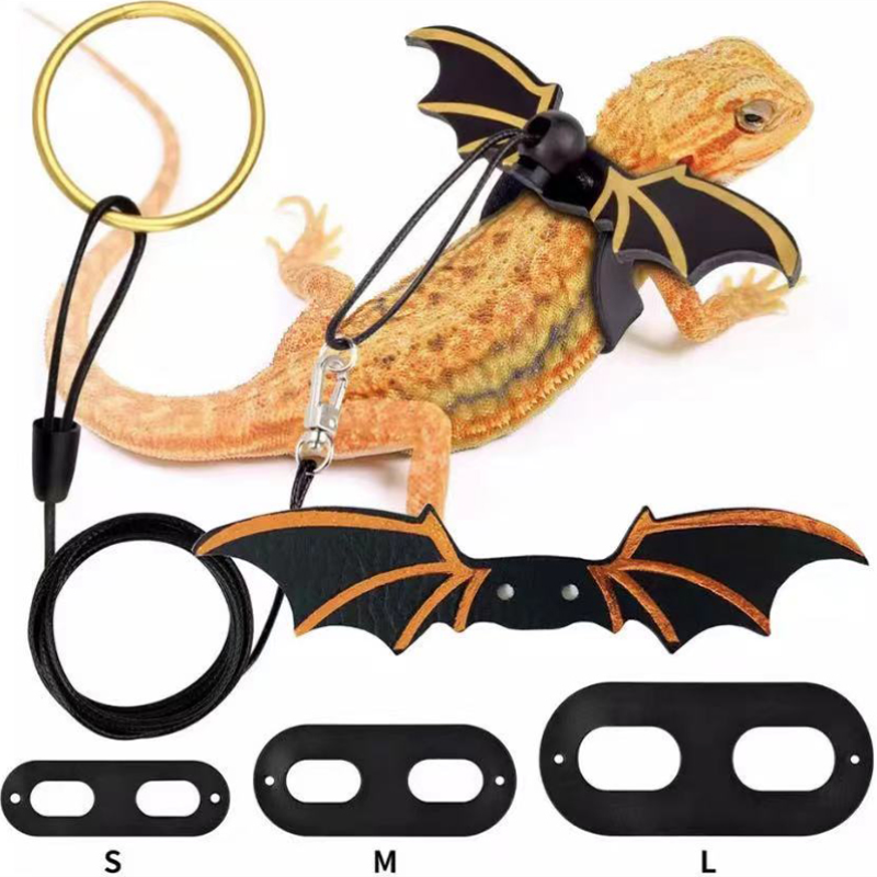3PCS Adjustable Size Reptile Lizard Gecko Harness ... – Grandado