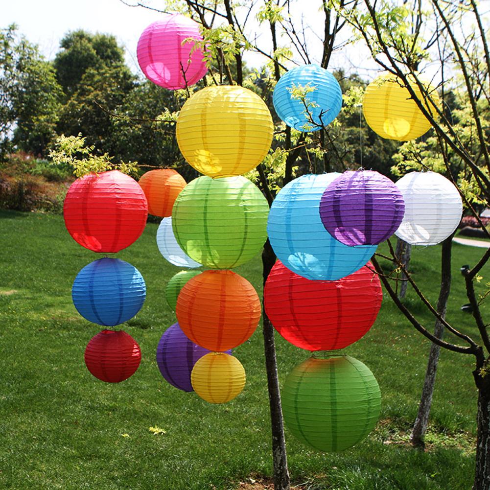 4 Inches Round Chinese Paper Lanterns Birthday Wed... – Grandado
