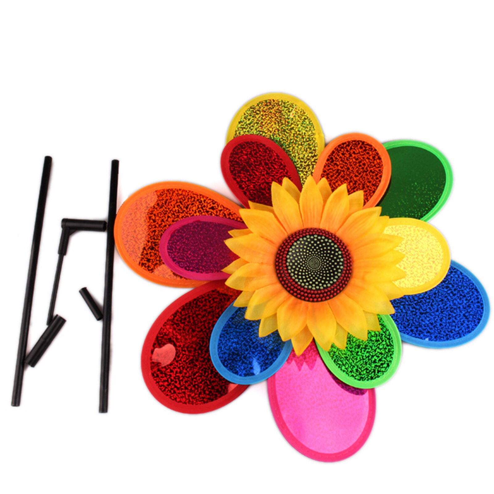 Pinwheels Wind Spinners for Yard and Garden 3 Laye... – Grandado