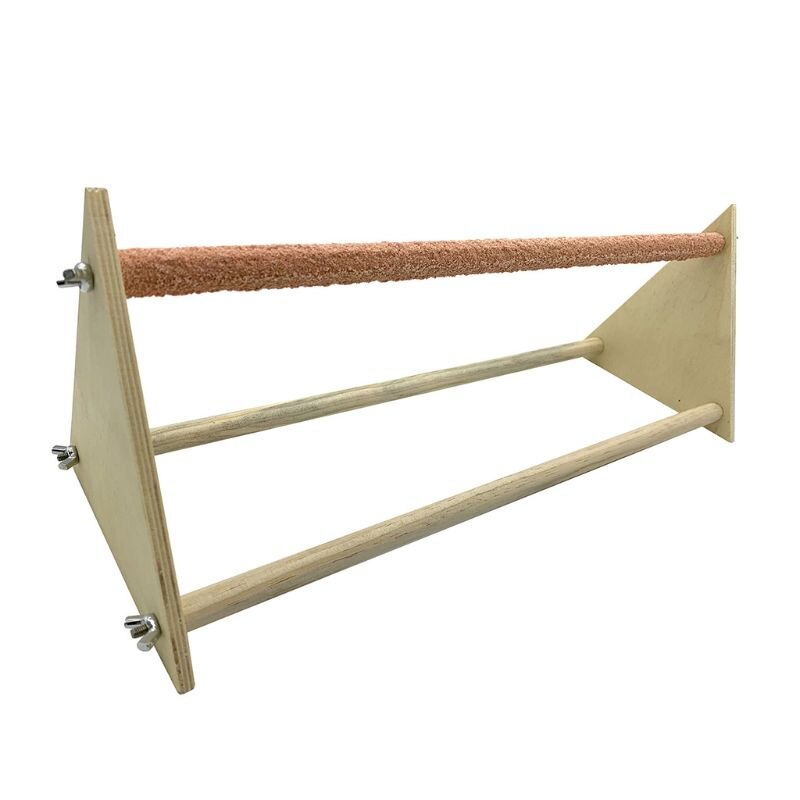 Chicken Perch Triangle Frosted Hen Stand Wood Tabl... – Grandado