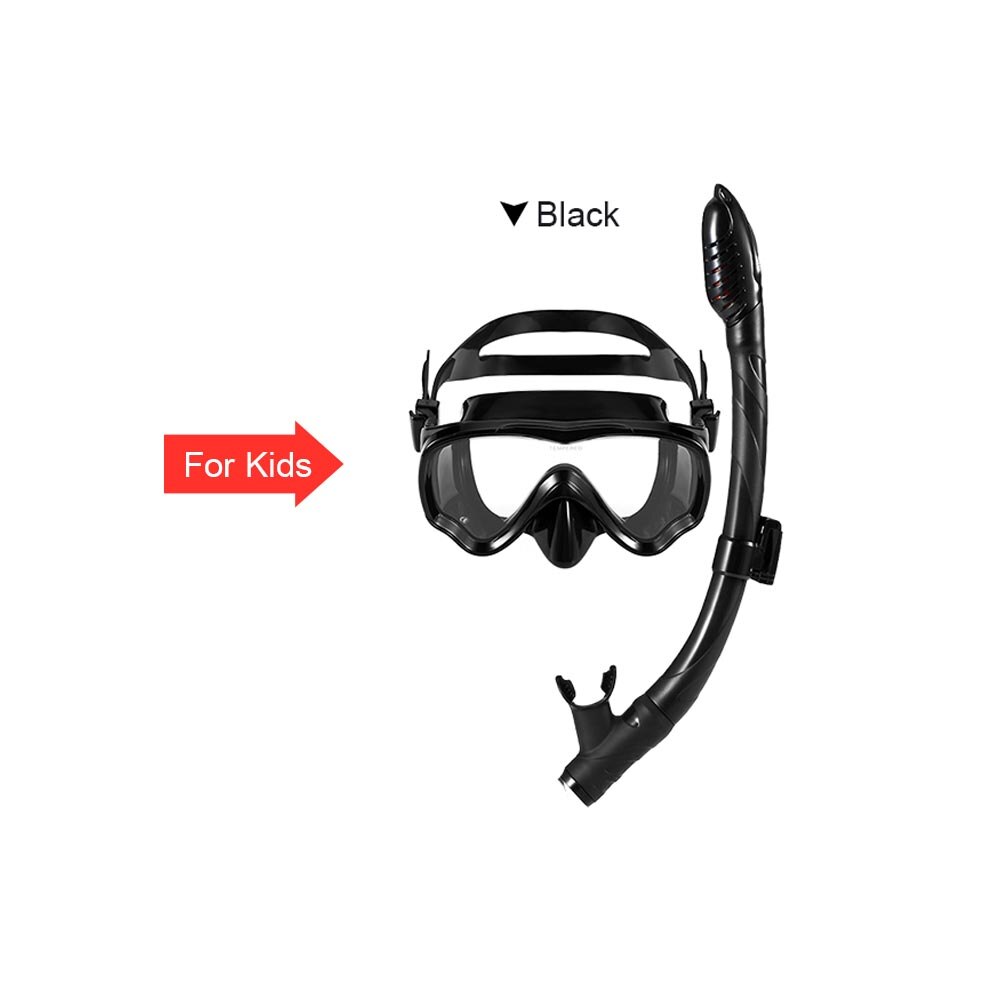 Kids Scuba Diving MaskTube Set Full-dry Snorkeling... – Vicedeal