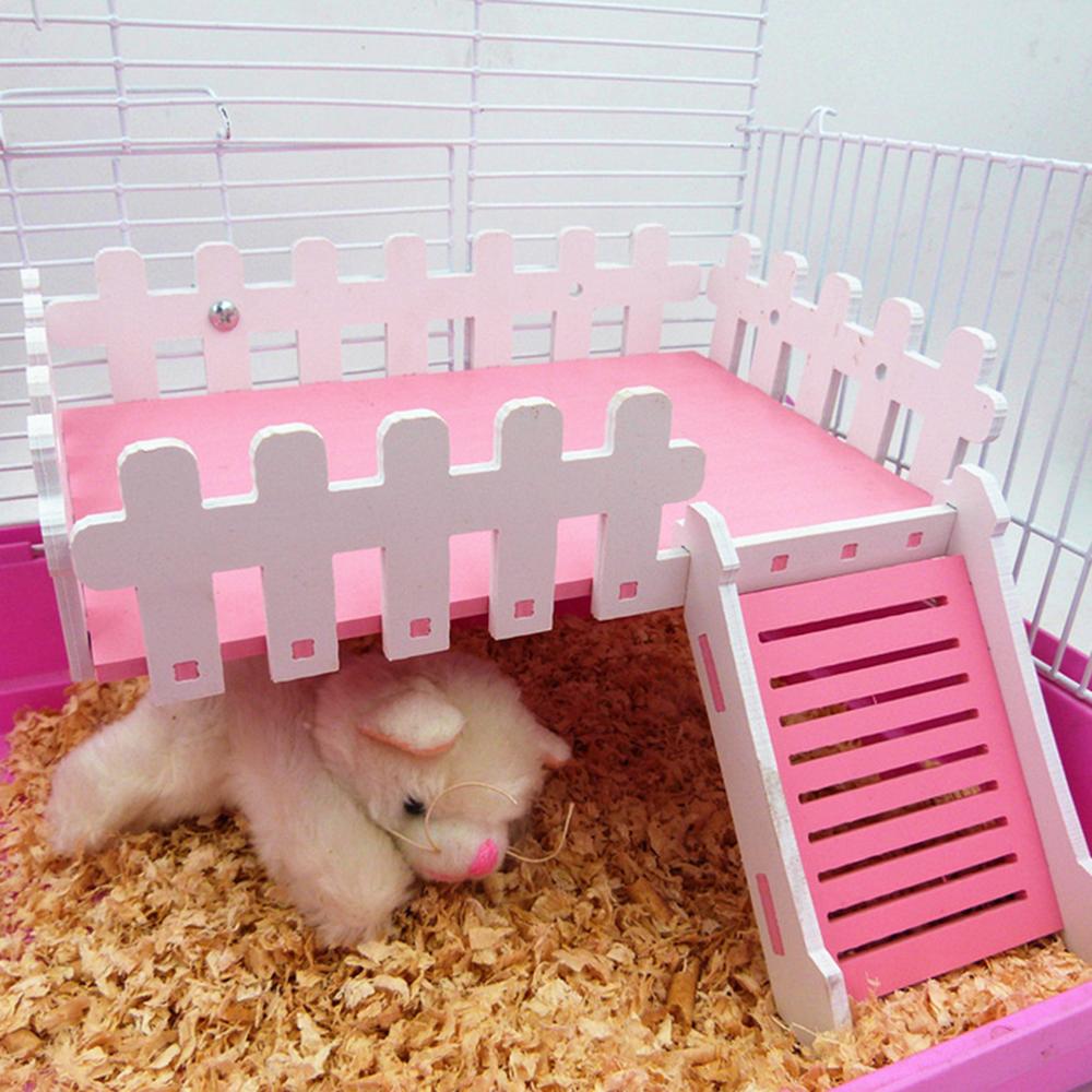 Jly Hamster Ladder Fence Toy Durable Rail Platform... – Grandado