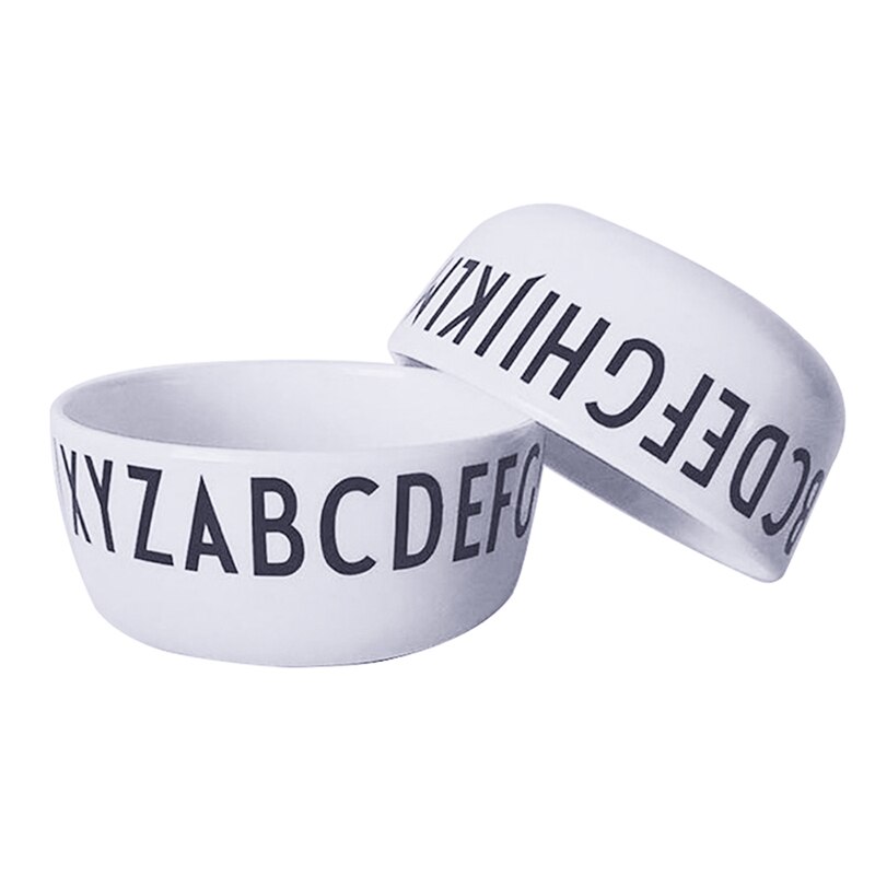 Children's Flatware Alphabet Plate Bowl Cup Shallo... – Vicedeal