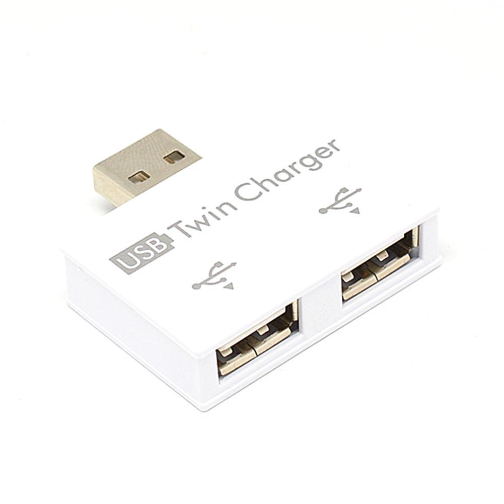 USB2.0 Charger Hub 2 Port Charger Hub Adapter Usb ... – Vicedeal