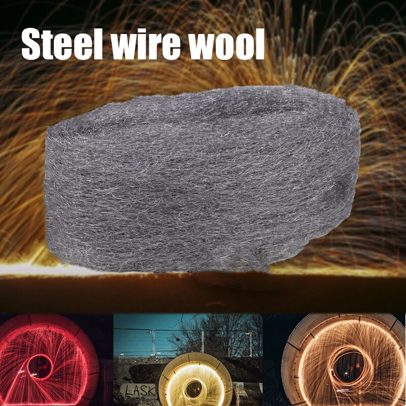 Portable Steel Wire Wool Grade 0000 60G Polishing ... – Grandado