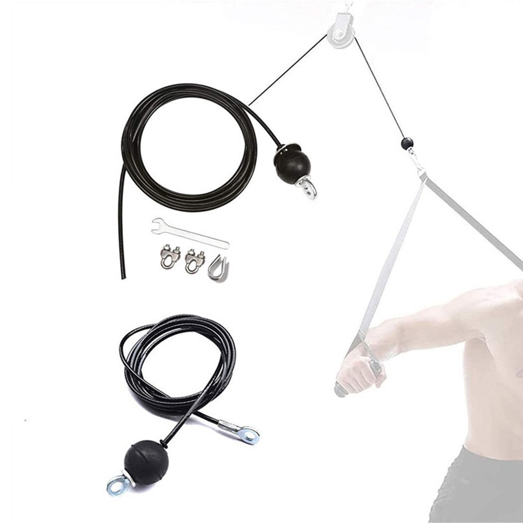 2M-4M Adjustable Gym Cable Wire Rope Heavy Duty St... – Grandado