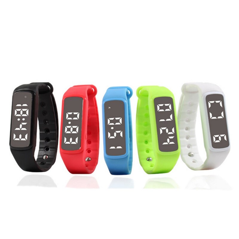 Smart Bracelet 3D Steps Silicone Sports Multi-func... – Grandado