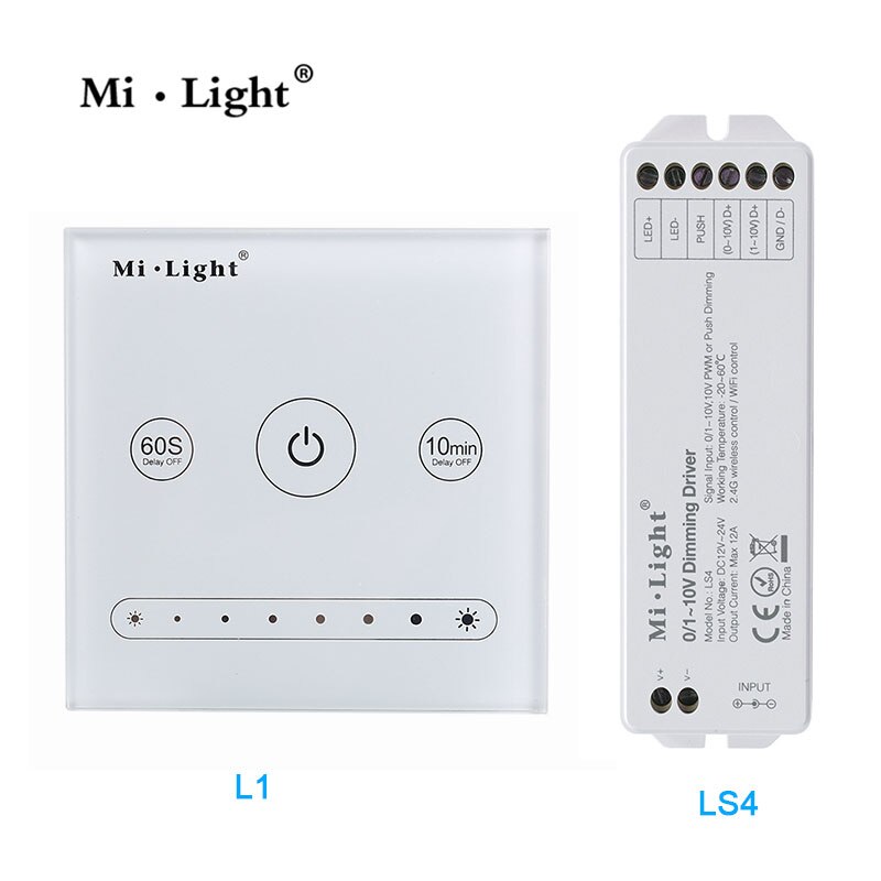 Milight ac110v 220v 0~10V L1 LS4 Panel Dimmer use ... – Grandado