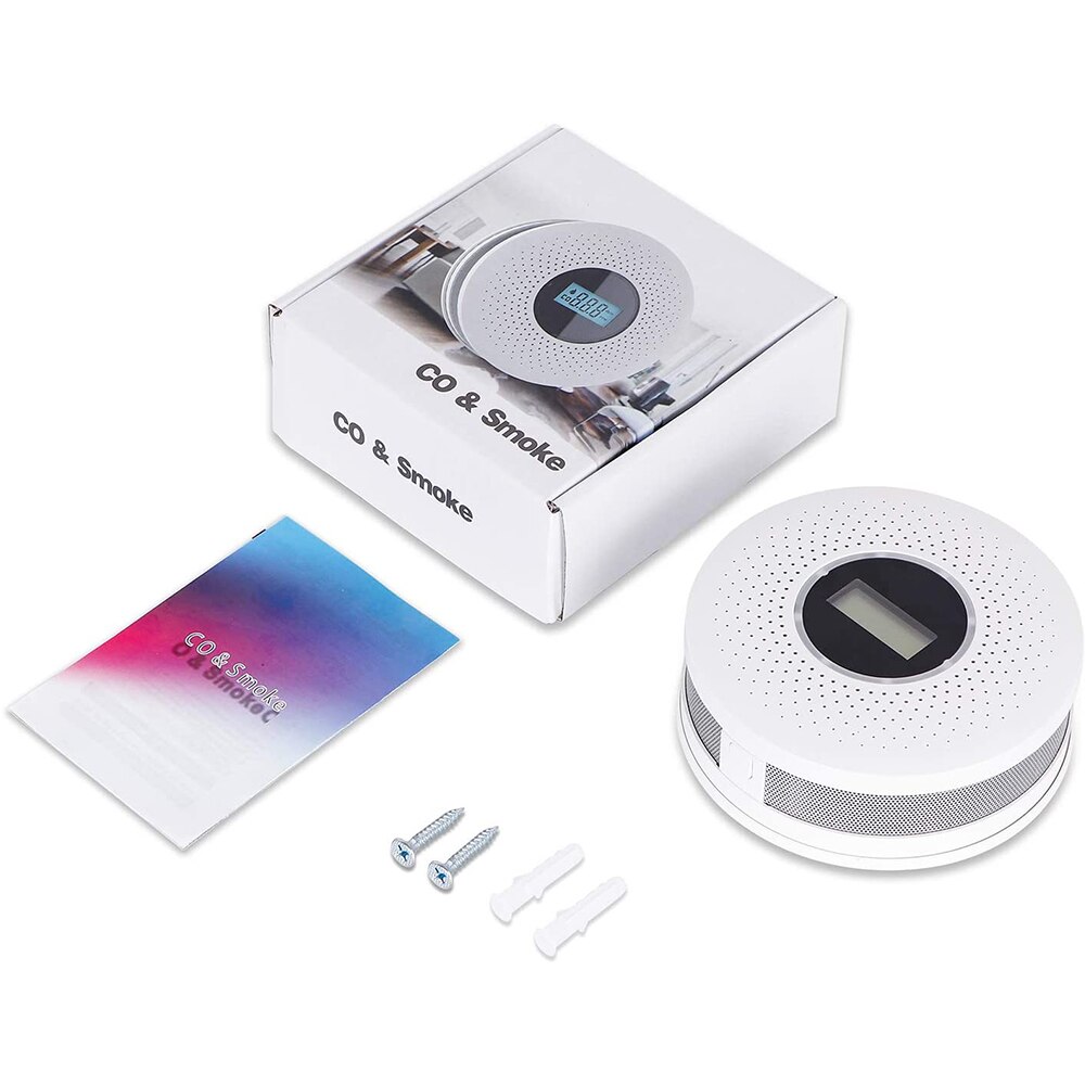 Combinatie Rook En Koolmonoxide Detector Met Led D... – Vicedeal