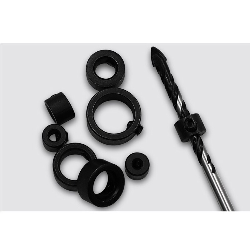 8Pcs Drill Stop Bit Collar Set Drill Depth Stop Co... – Grandado