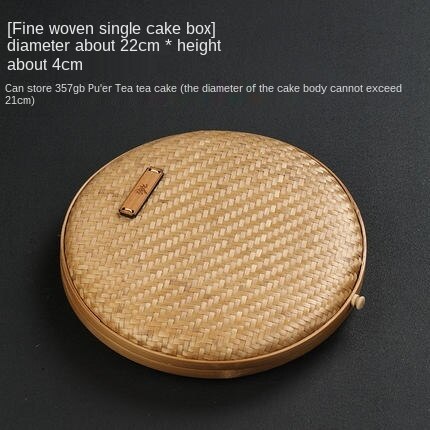 Pu 'Er Tea Storage Box Bamboo Woven Brick Tea ... – Grandado