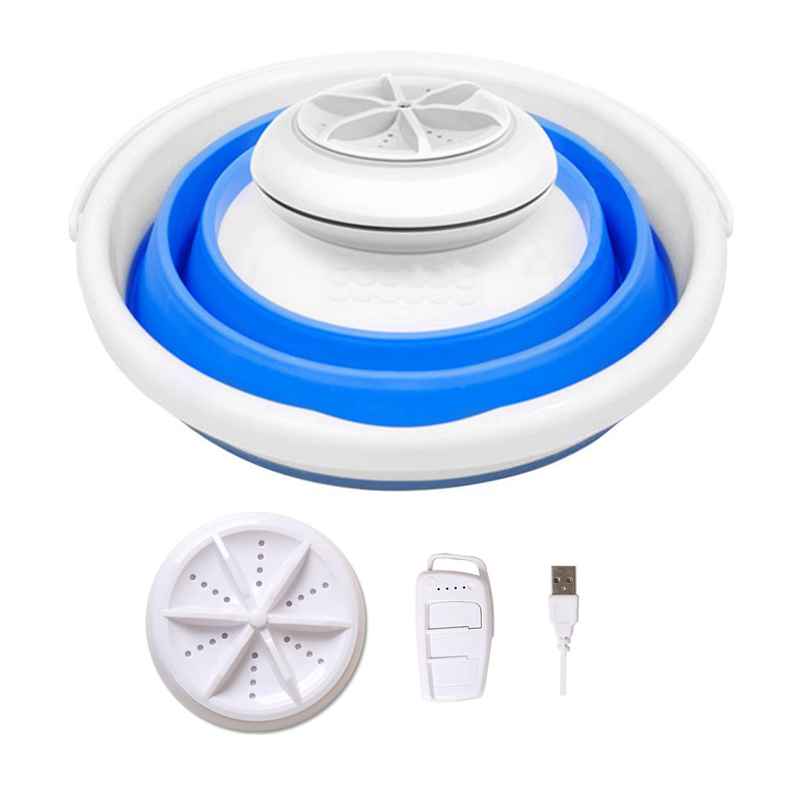 Top Foldable Mini Washing Machine Rotating Ultraso... – Vicedeal