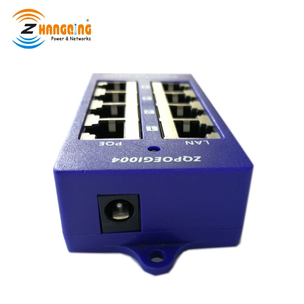 Gigabit PoE Injector 4 Port 1000Mbps PoE Patch Pan... – Grandado