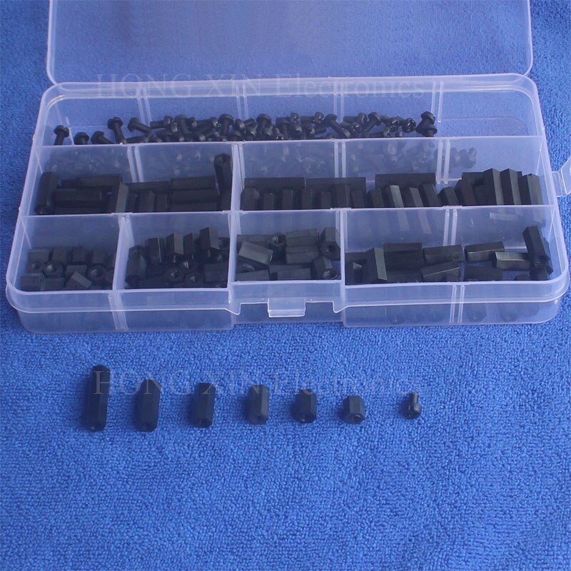 250pcs/set M3 Nylon Screws Threaded Standoffs Nuts... – Grandado