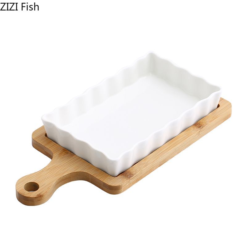 White Ceramic Dinner Dish Plate and Wooden Pallet ... – Grandado