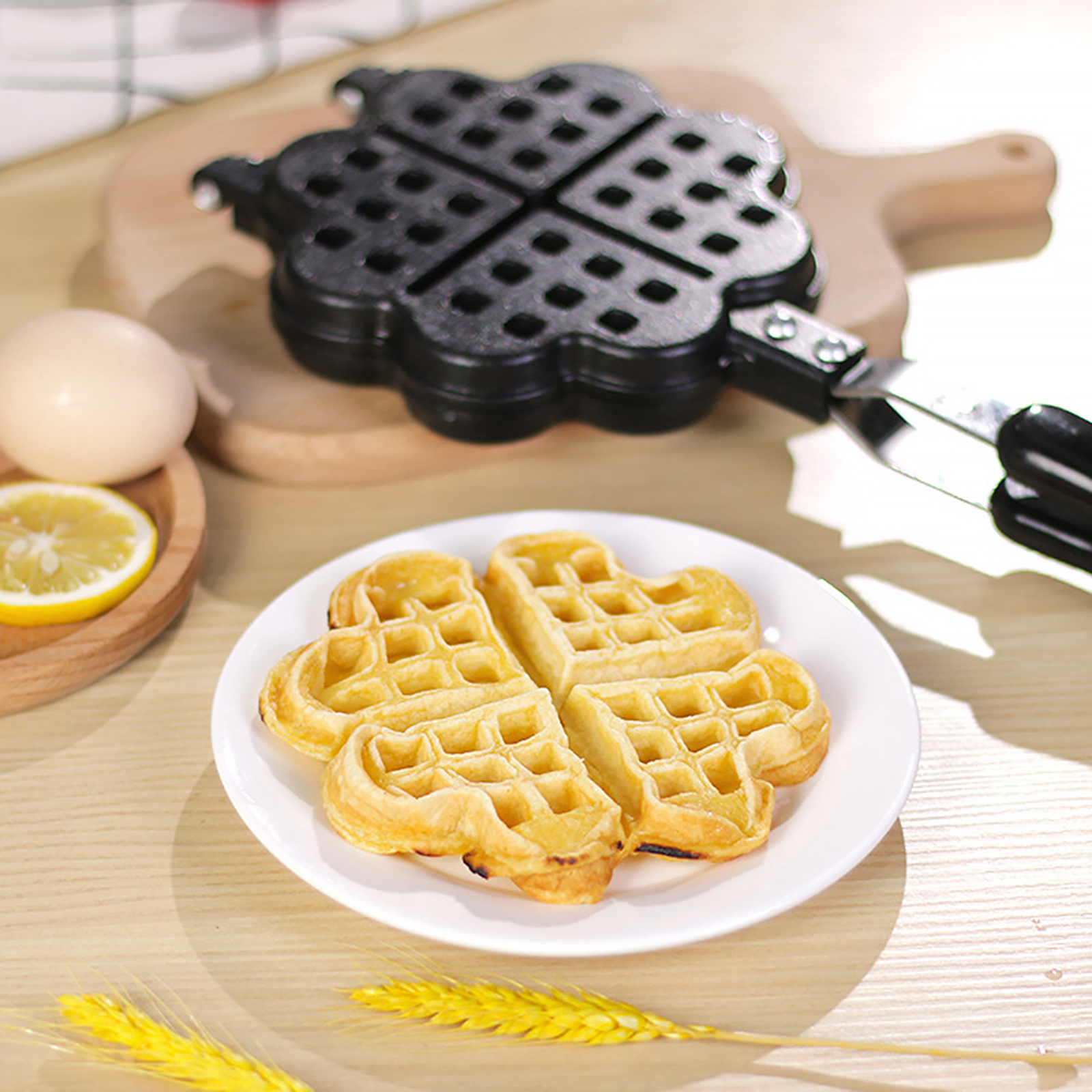 Mini Wafel Pot Elektrische Wafels Maker Bubble Ei ... – Vicedeal
