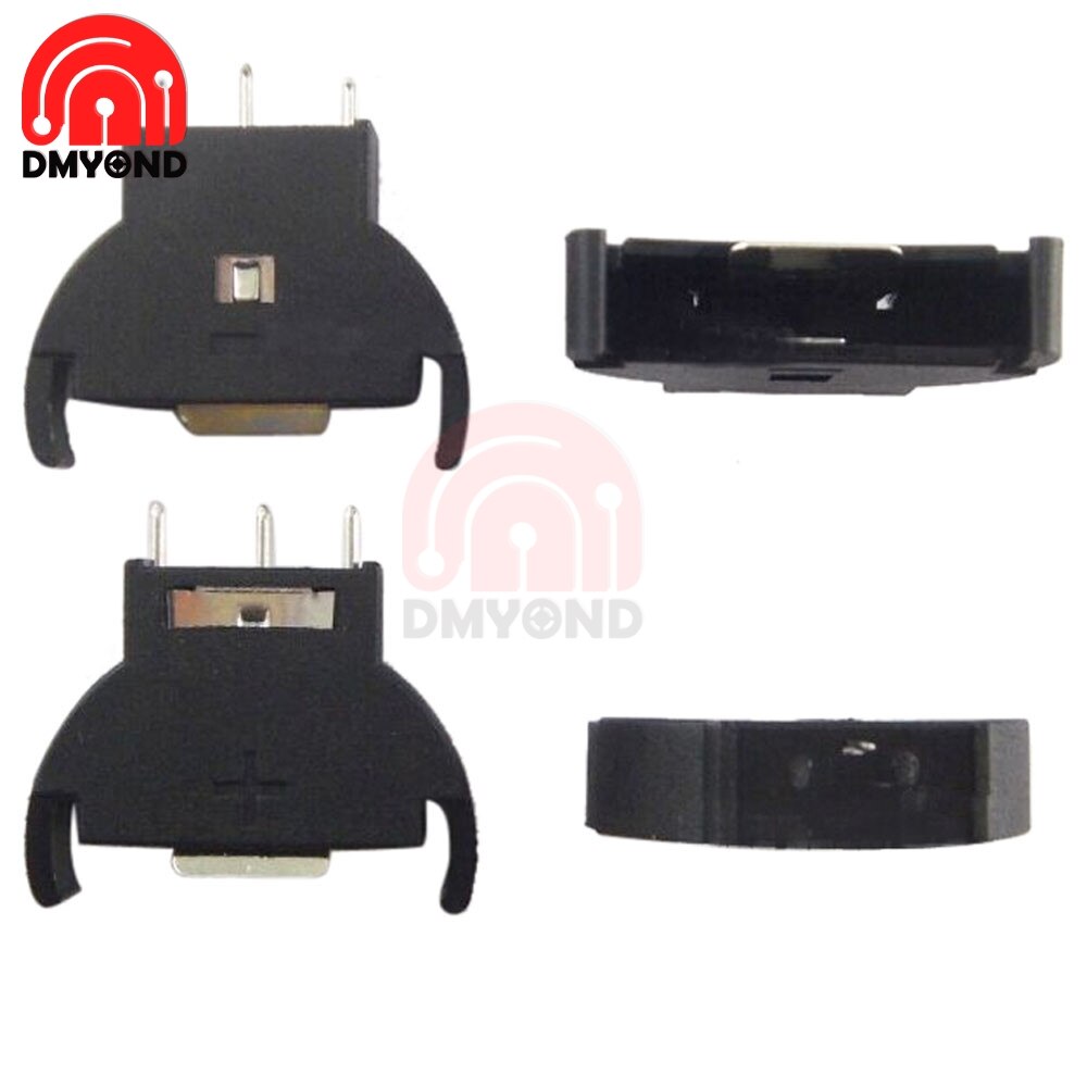 CR2032 Batteries Holder Socket Black Plastic Box 1... – Grandado