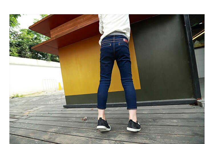 Girls Slim Jeans Autumn Denim Pants For Children T... – Grandado