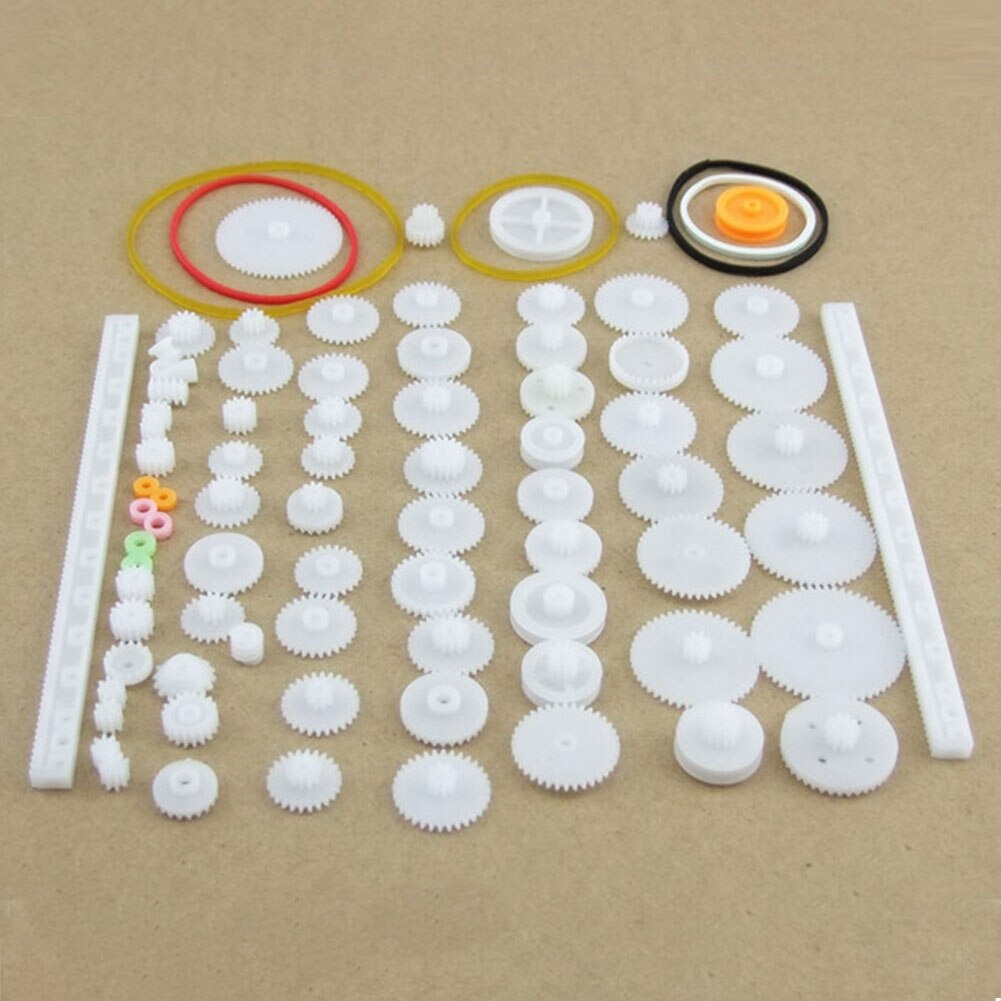 75pcs Worm Gear DIY Kit Shaft Gearbox Assorted For... – Vicedeal
