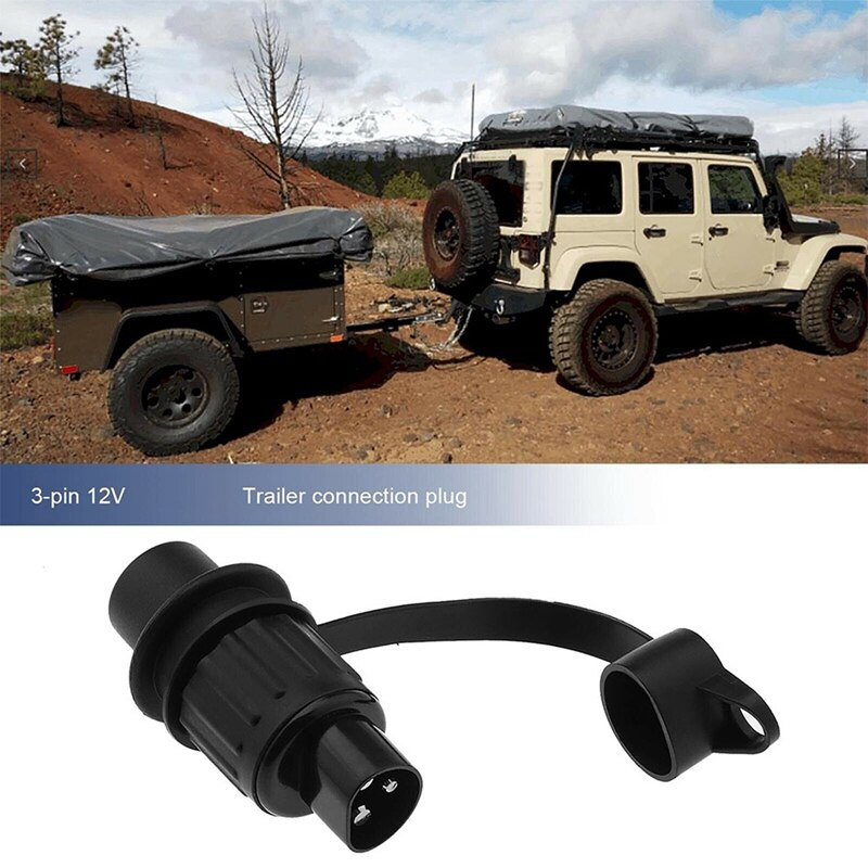 12V Europese Modellen Trailer Plug 3-Pin Socket Tr... – Vicedeal