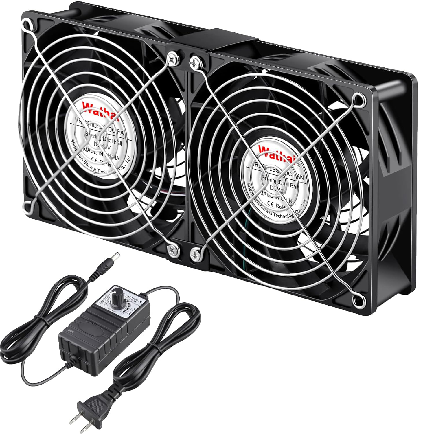 Computer Fan with AC Plug, Powerful Big Airflow Va... – Grandado