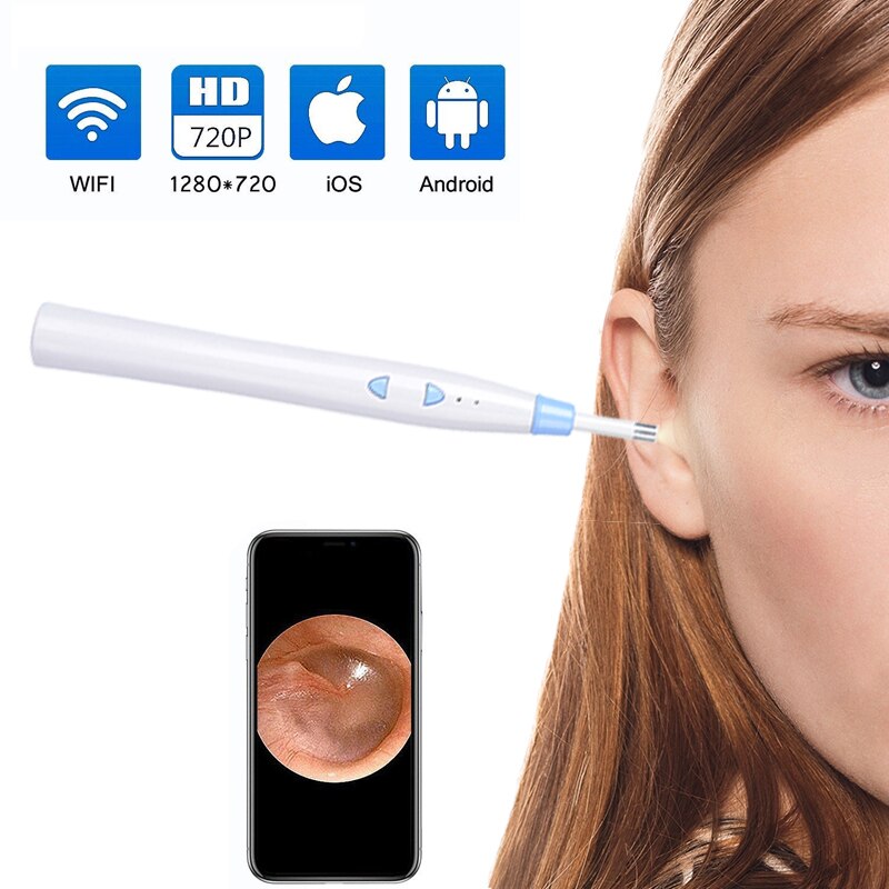 Wireless Ear Cleaning Endoscope 1.0MP HD Digital E... – Grandado