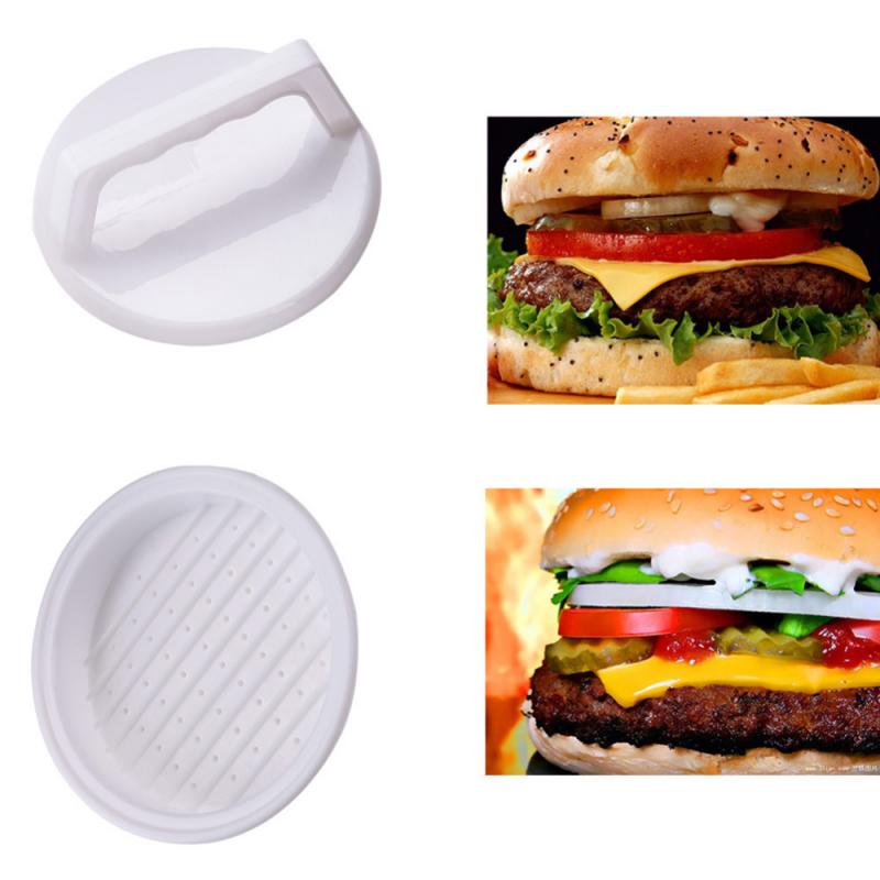 Round Shape Hamburger Press Food-Grade Plastic Ham... – Grandado
