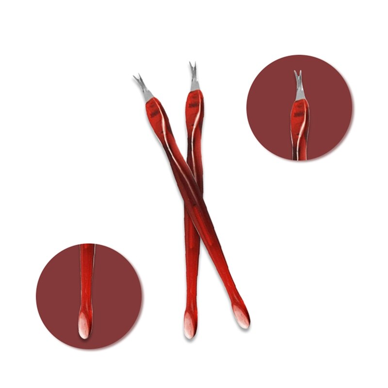 MIZHSE uñas herramientas terminó doble pinza de ac... – Grandado