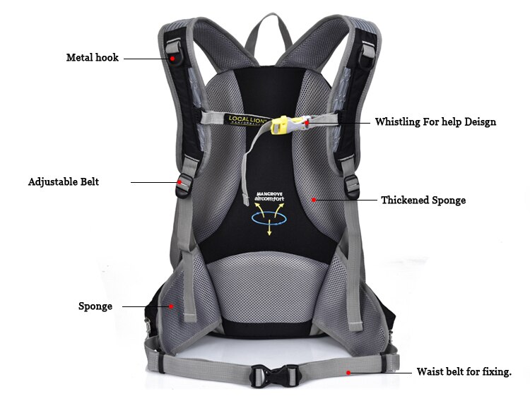 Outdoor cycling backpack rucksack waterproof ridin... – Grandado