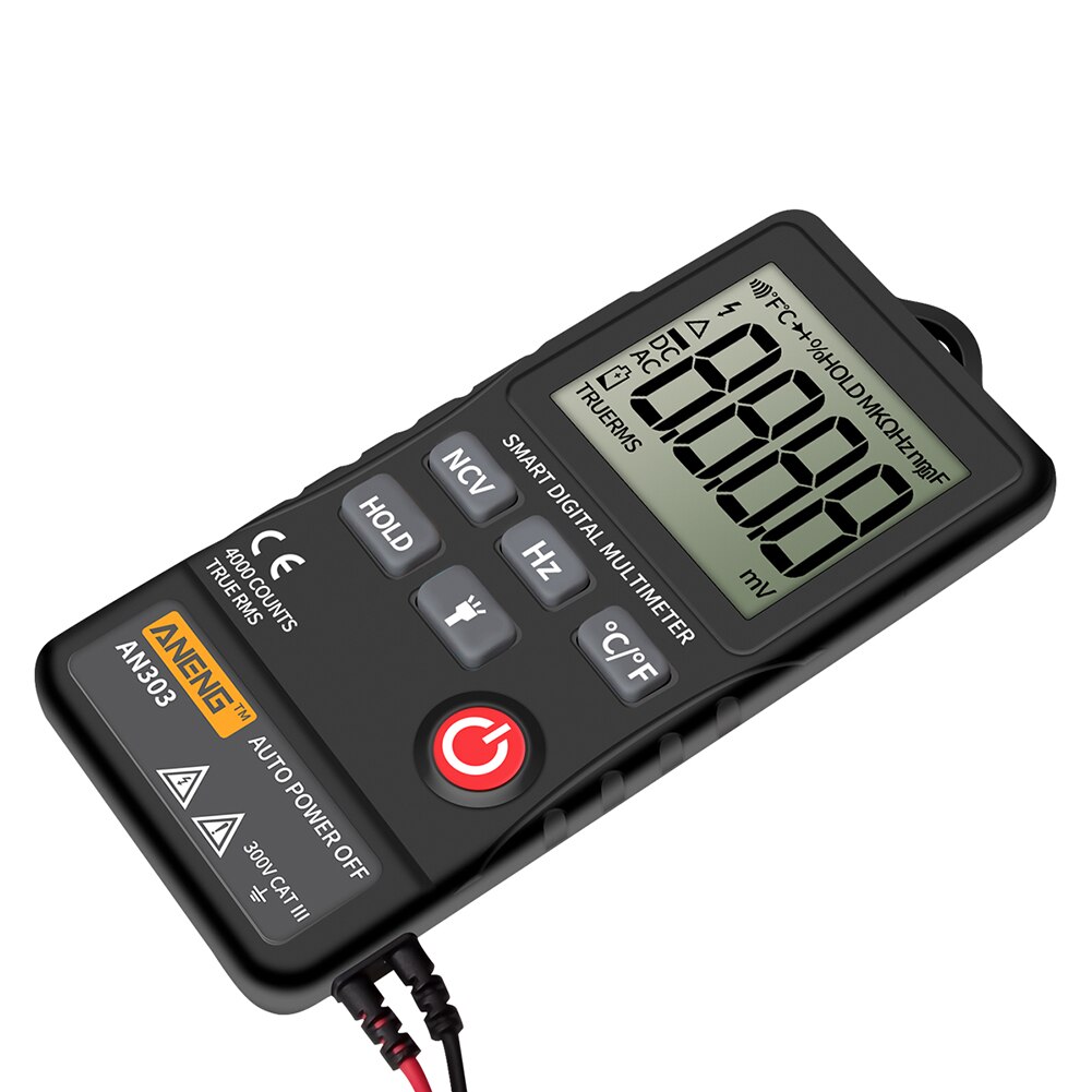 4000 Counts LCD Display DC/AC Current Meter Resist... – Vicedeal